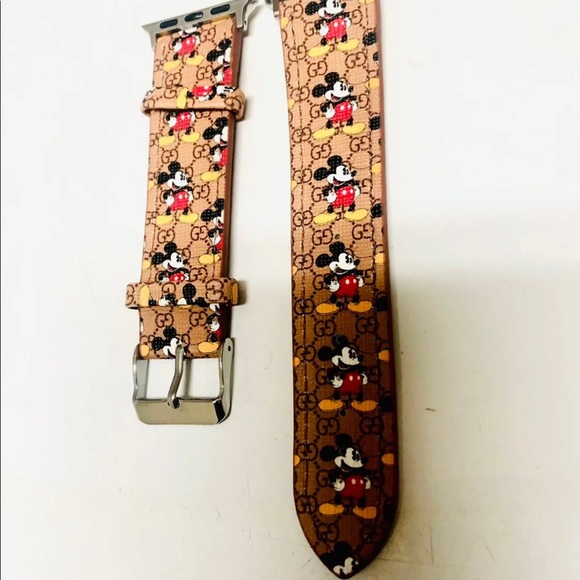 Disney | Accessories | 4mm Disney Mickey Mouse Apple Watch Band Series ...